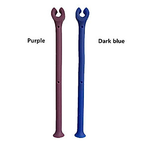 JinYu 12 Pack Silicone Stemware Saver Flexible Stemware Holder Dishwasher Wine Glass Protector Tether Silicone Dishwasher Attachment Purple Blue (Mixed Color)