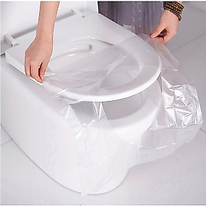 10 Packs Bathroom Accessiories Disposable Toilet Mat Disposable Cushion for Toilet Seat Toilet Pad Toilet Cushion Disposable Toilet Seat Cover Toilet Lid Travel Household