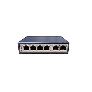 IPCamPower 4 Port 802.3bt POE Network Switch W/ 2 Uplink Ports | Designed for POE Lighting and High Powered IP Cameras | POE++ Capable of Pushing 60 Watts per Port | 250 Watts Total Budget
