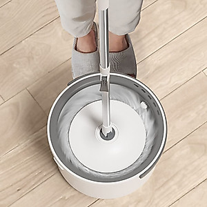 Zerodeko 3pcs Mop Cloth Spins Mop Cleaning Mop Heads Spray Mop Reusable Mop Head Cloth Pads Mop Head Refills Reusable Mop Pads Microfiber Mop Heads to Rotate Cotton Mop Head Replace