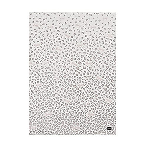 Juicy Couture - Throw Blanket | Cozy Leopard | Plush and Cozy | Decorative Blankets for Sofas, Chairs and Beds| Luxurious and Soft | Chic Home Decor | Measures 50" x 70" | White/Pink/Grey