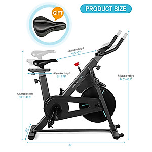 OVICX Bluetooth Exercise Bike Stationary Bike with App Magnetic Stationary Bikes for Home Workout Indoor Cycling Bike