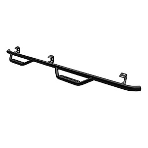 Smittybilt T0678CC Black Powdercoat 2" Nerf Steps Side Bar, Pair