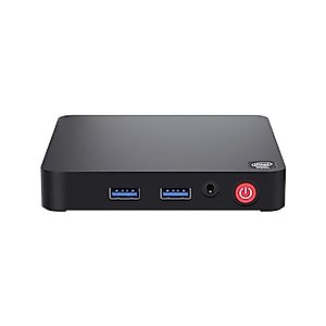 Beelink Desktop Mini PC T4 Pro, W10 PRO Intel Celeron N3350(up to 2.4GHz) Ultra-Quiet Mini Computer,4GB DDR/64GB eMMC,Dual HDMI Port,4 USB 3.0, 2.4G+5.8G WiFi, BT4.0