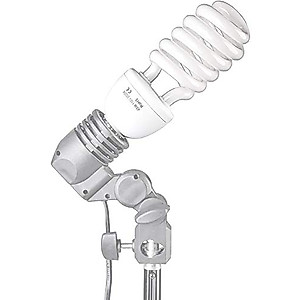 SLOW DOLPHIN Photo CFL Full Spectrum Light Bulb, 45W 5500K CFL Daylight Photography Photo Video Studio Lighting (3PCS)