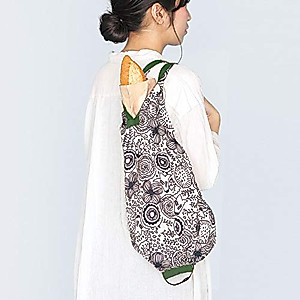 Marna S460GY Shupatto Compact Bag, Drop, Gray, Vertical Type, Drops, Instantly Foldable Eco Bag, When Using Bag: 11.0 x 22.0 inches (28 x 56 cm)