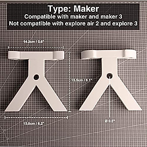 𝗟𝗢𝗣𝗔𝗦𝗔 Stand Legs Compatible with Cricut Maker 3 and Maker, Cricut Maker Accessories and Supplies for Save Space, Cricut Stand for Organize and Storage (Maker Series Machine Only)