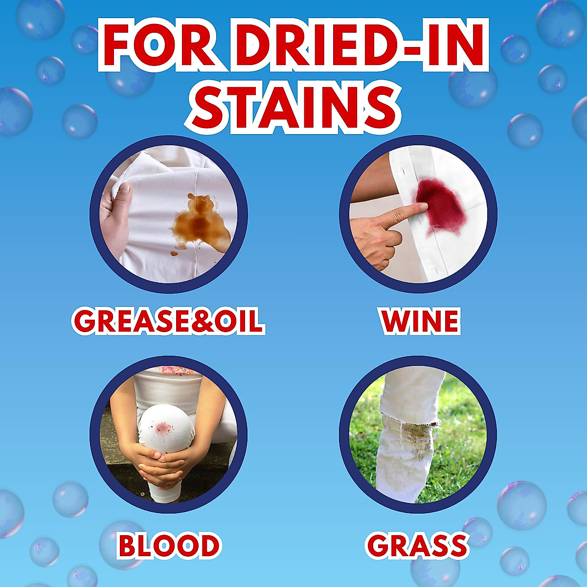 OxiClean Max Force - Laundry Stain Remover Gel Stick - 6.2 OZ + 1 Gaudum Laundry Stain Brush (2)