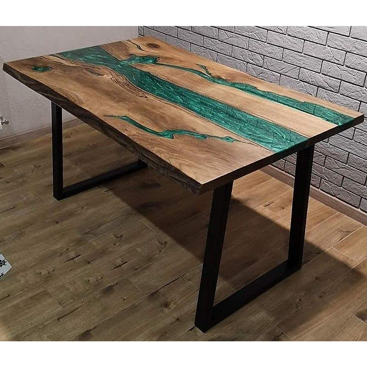 Epoxy Table, Live Edge Wooden Table, Epoxy Resin River Table, Natural Wood,Dining table, Natural Epoxy Table, Resin Table