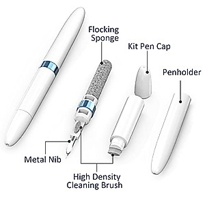Airpod Cleaner Kit 2022, Headphone Cleaning Pen, Soft Microfiber Dust Removal Bush Pen, Multi-Function Cleaner Kit for Any Model of Bluetooth Earbuds,Cellphones, Wireless Earphones