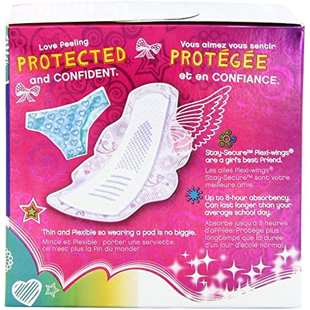 Always Radiant Teen Pads Get Real Regular Unscented w/Wings - 14ct