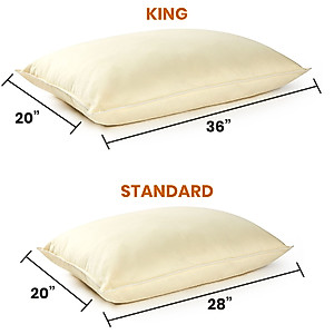 Cheer Collection U Shaped Body Pillow - Down Alternative Full Body Pillow for Side Sleeper, Pregnancy, Neck and Shoulder Support - Zippered Cover