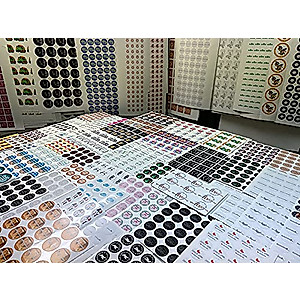 150 avgrafx Custom Stickers Personalize Your own Business Stickers Labels Vinyl Round Waterproof Your Text Text, Image, Business Logo Great for Cups Food Contains Bags Restaurants and bakery (1.5 x1.5 Round)