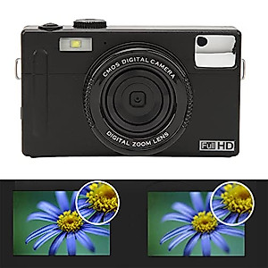 Digital Camera, FHD 1080P Digital Camera for Kids Video Camera with 4X Zoom, 3.0inch Screen 56MP Compact Vlogging Camera for Kid Adults Begiinners, Gifts for Boys Girsl (Black)
