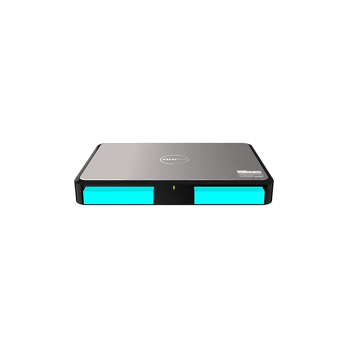 QNAP HS-264-8G-US 2 Bay with Intel N5105/N5095 Processor and 8GB DDR4 RAM Silent and Lightweight Home NAS for Multimedia Playback and Streaming with Dual HDMI 2.0 4K Output (Diskless)