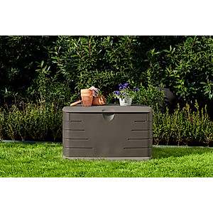 Rubbermaid 2047053 Deck Box, Medium, Sandstone