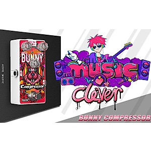 AZOR Compressor Pedal Bunny Low Noise Compression Guitar Effect Pedal for Electric Guitar & Bass True Bypass AP510