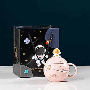 Portable Beverage Warmer Insulation Pad Mug Warmer Constant Temperature Mug Heating Pad Gravity Induction for Tea Tea Coffee Milk Glass Cup (Planet Space Dark Blue)