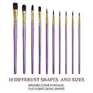 UCANBE Face Body Paint Set, 15 Colors Painting Palette Makeup Kit with 10 Pcs Professional Artist Brushes for Halloween Cosplay Party