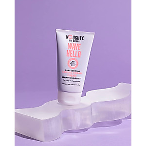 Noughty 97% Natural Wave Hello Curl Taming Cream, Vitamin Rich Smoothing Formula for Curly and Wavy Hair, with Sea Kelp and Mango Butter, Sulphate Free Vegan Haircare 150ml