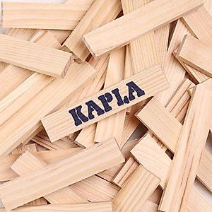 KAPLA Wooden Construction Set - 1000 Building Planks in a Chest - for Ages 3+