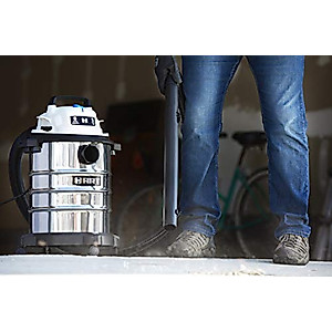6 Gallon Stainless Steel Wet & Dry Vacuum 5.0 Peak HP