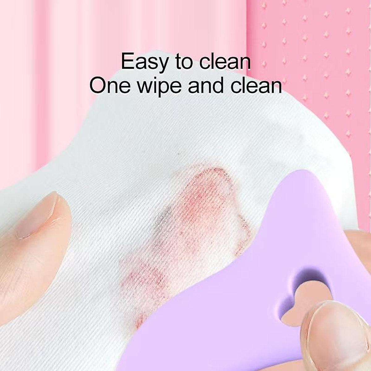 CYOIDAI Eyeliner Stencils, Winged Eyeliner Tool, Mascara Shield, Multifunctional Silicone Eyeshadow Applicators, Perfect for Beginners in Makeup (Pink)