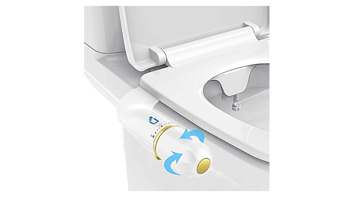 Ultra-Slim Bidet Attachment for Toilet with Dual Nozzle - Easy Install