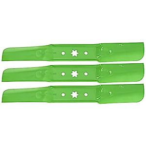 8TEN LawnRAZOR Mower Blade Set for MTD Cub Cadet RZT S54 L54 Troy Bilt 54 inch Deck 942-05056A 942-05056 (Medium Lift)