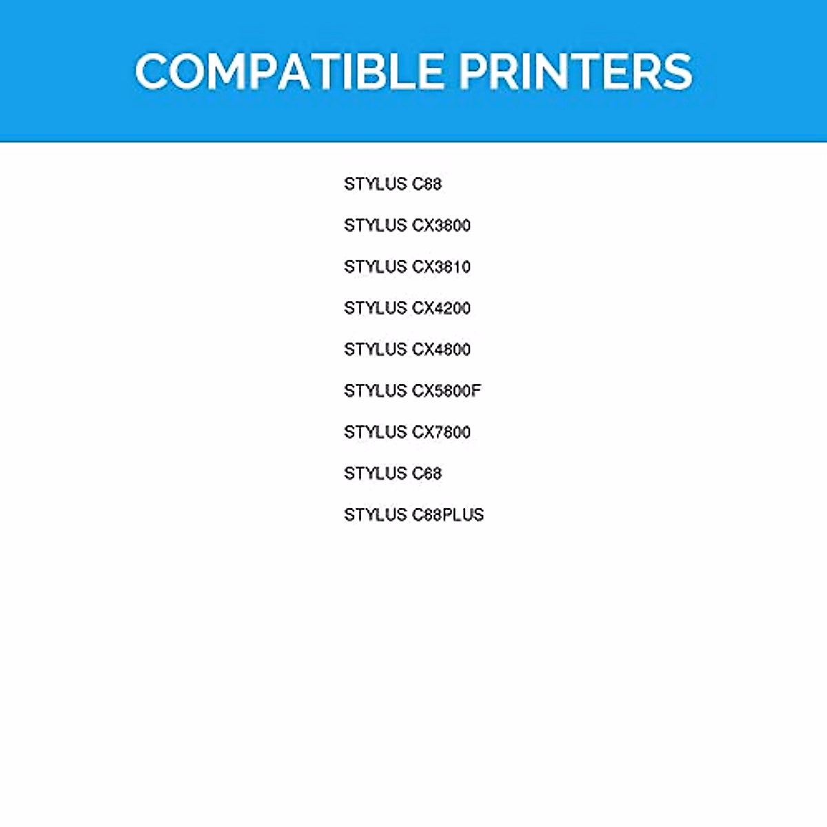 LD Products Remanufactured Ink Cartridge Replacement for Epson 60 T060 (2 Black, 1 Cyan, 1 Magenta, 1 Yellow, 5-Pack)