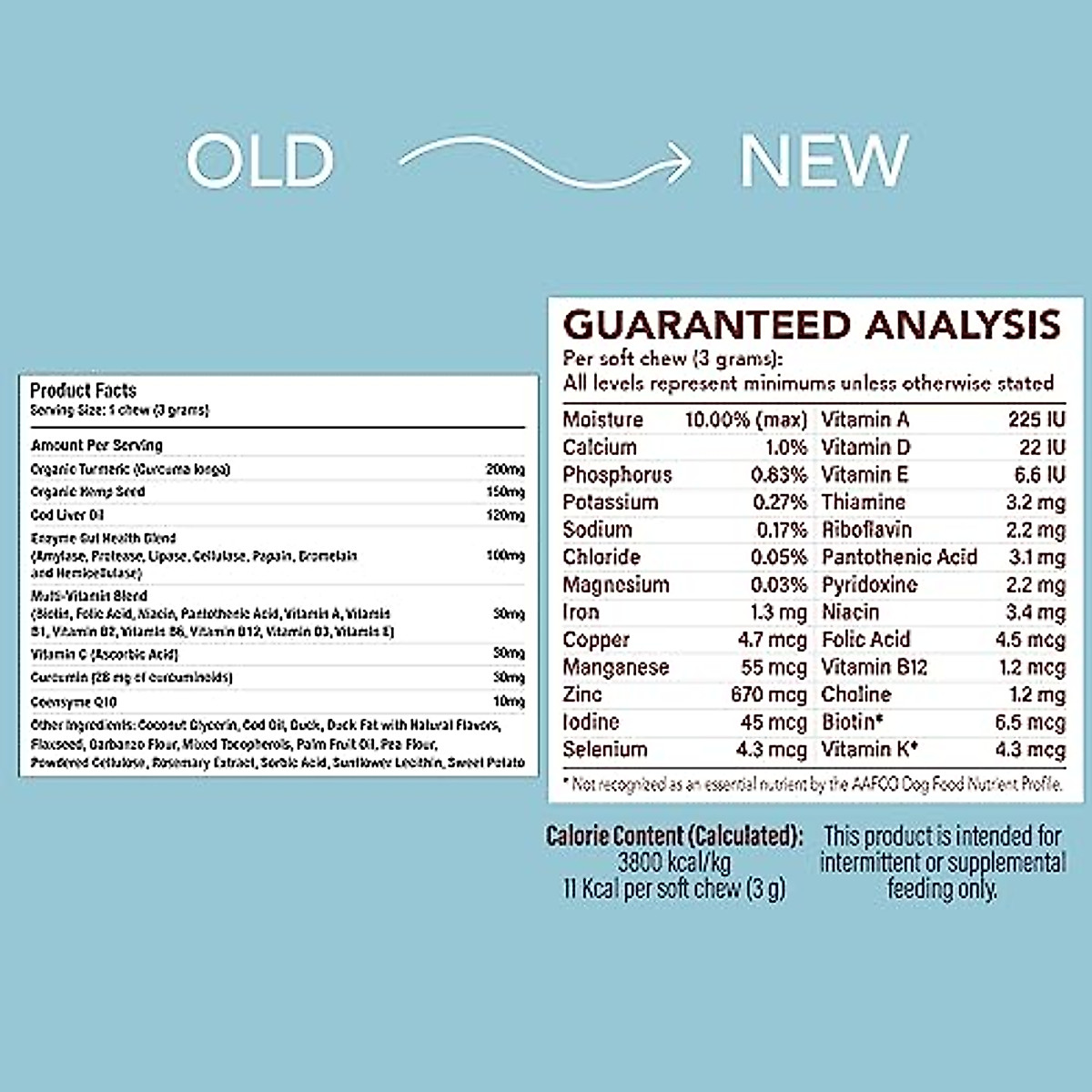 Natural Dog Company Multivitamin Chews (90 Pieces), Dog Vitamins and Supplements, Peanut Butter & Bacon Flavor, for Dogs of All Ages, Sizes, & Breeds, Supports Immune System