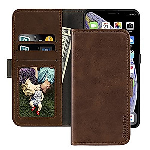 MILEGAO Case for Infinix Zero 5G 2023, Magnetic PU Leather Wallet-Style Business Phone Case,Fashion Flip Case with Card Slot and Kickstand for Infinix Zero 5G 2023 6.78 inches-Darkbrown