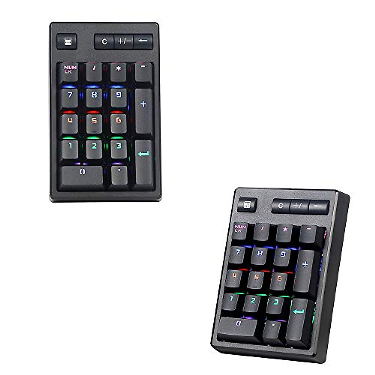 DeLUX KM12 Programmable Wired Mechanical Keyboard and Numeric Keypad Combo
