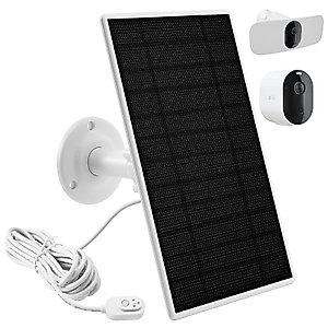 Solar Panel Charger for Arlo Camera, Power Compatible with Pro 4, Arlo Pro 5S, Pro 3, Ultra 2, and Ultra Cameras, 13ft/4m Cable, 6V4.5W