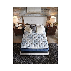 Signature Design by Ashley California King Size Mt Dana 13.5 Inch Firm Hybrid Mattress with Gel Memory Foam for Lumbar Support