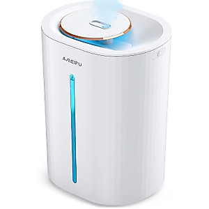 6.5L Humidifiers for Large Room Bedroom, Top Fill Humidifier, Quiet Cool Mist Humidifiers for Home, Baby, Pets, Plants, 54 Hours Run Time, Easy to Clean