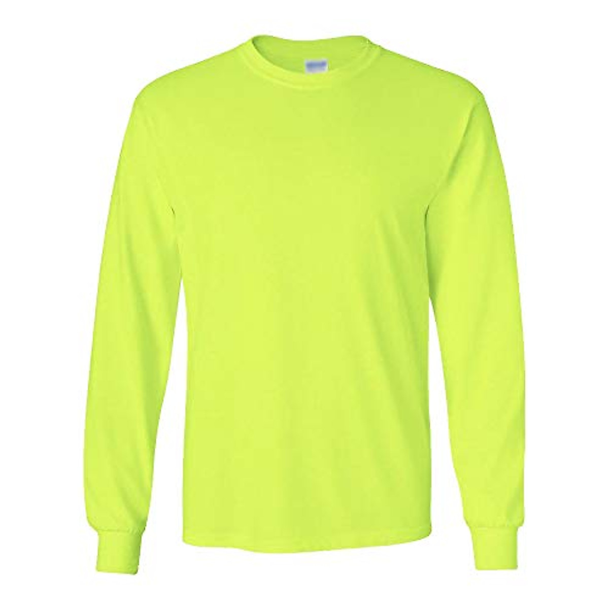 Fit In Basic Safety High Visibility Long Sleeve Construction Work Shirts for Men X-Large, Safety Green (3pk)
