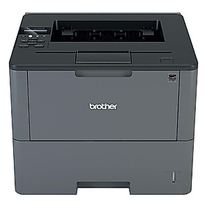 Brother HL-L6200DW Wireless Monochrome Single-Function Laser Printer for Office, Gray - Print only - 48 ppm, 1200 x 1200 dpi, 8.5 x 14, 256MB Memory, Auto Duplex Printing, 520 Sheet, Ethernet, CBMOUN