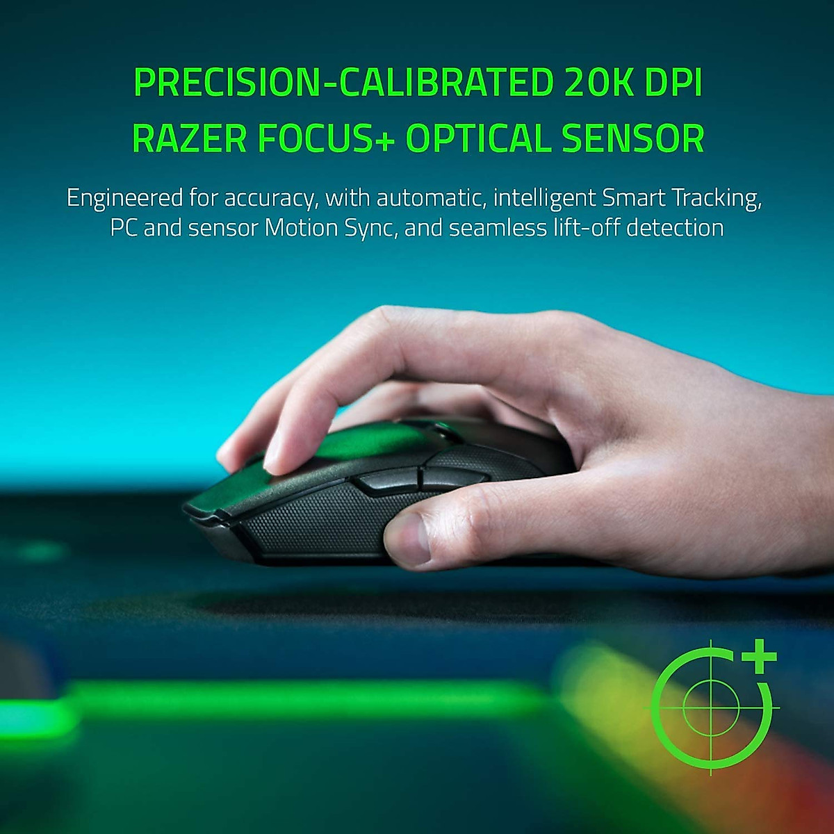 Razer Viper Ultimate Hyperspeed Lightweight Wireless Gaming Mouse & RGB Charging Dock: Fastest Gaming Mouse Switch - 20K DPI Optical Sensor - Chroma Lighting - 8 Programmable Buttons - 70 Hr Battery
