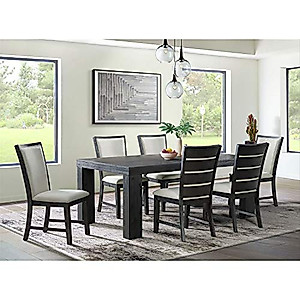 Picket House Jasper Dining Slat Back Side Chair Set in Black