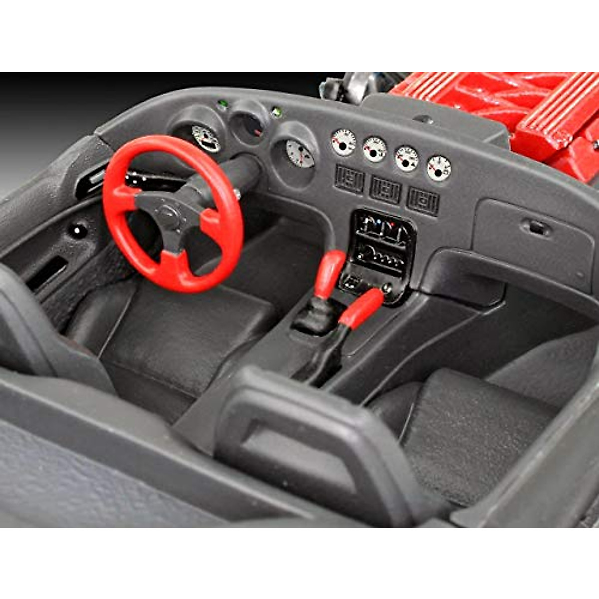 Revell RV07040 1:25 - Dodge Viper GTS Plastic Model kit, Multi Colour