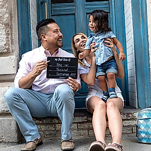 Urban Infant Toddler Sized My First Day of School Reusable Chalkboard Sign | 10" x 7"