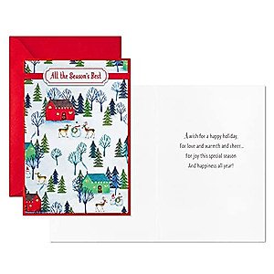 Hallmark Christmas Cards, Season's Best (10 Cards with Envelopes)