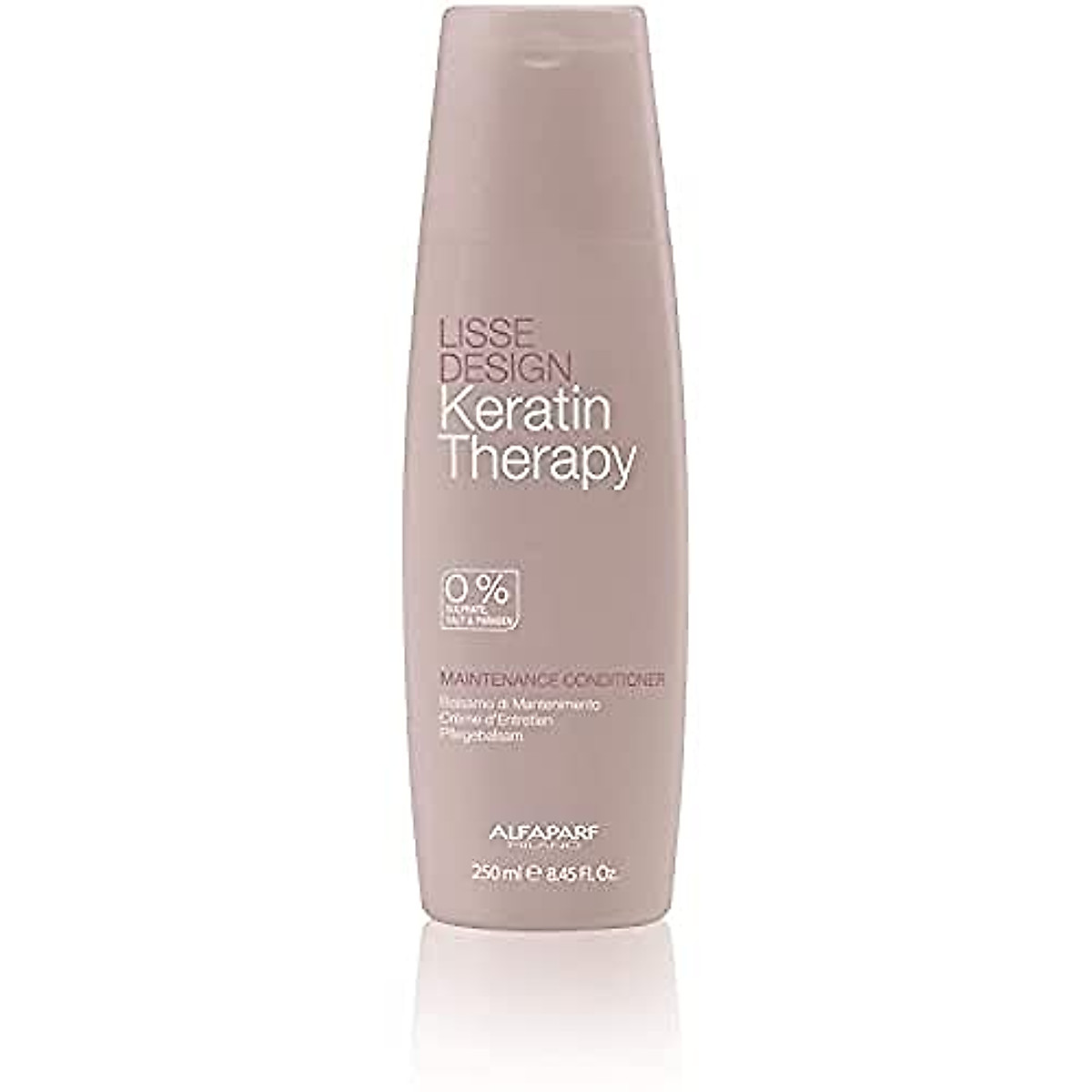 Alfaparf Milano Keratin Therapy Lisse Design Maintenance Conditioner - Sulfate Free - Maintains and Enhances Keratin Treatments - 8.45 Fl Oz (Pack of 1)