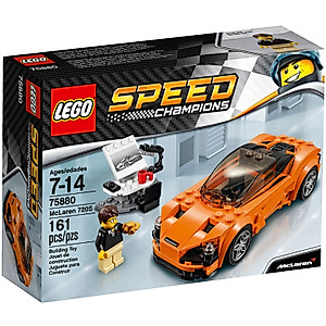 LEGO Speed Champions 6175271 75880 Speed Champions McLaren 720S Building Toy (161 Piece), Orange/Black, Multi