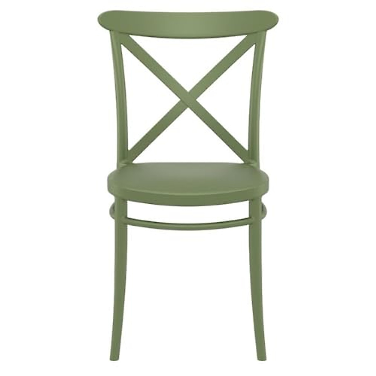 Compamia Cross Resin Outdoor Chair Olive Green (Set of 2)
