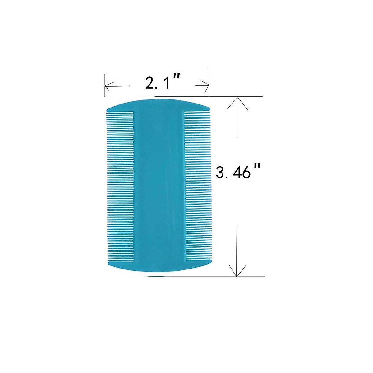 zYoung 4 Pcs Hair Comb Double Sided Fine Tooth Combs