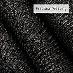 FunWheat Paper Round Braided Placemats Set of 6 for Dining Tables 15 Inch Heat Resistant Table Mats Farmhouse Woven Fabric Natural Place mats for Decoration with Tassel(Black)