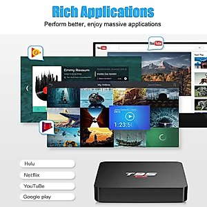 BL Android TV Box T95 Super Android 10.0 TV Box with Air Mouse Remote ControlVoice Remote