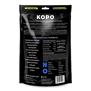 Kopo Bully Sticks 7-inch (7 Pack) - Odor Free Natural Dog Treats - 100% Beef, Fully Digestible, Long Lasting, No Hide Dog Chews